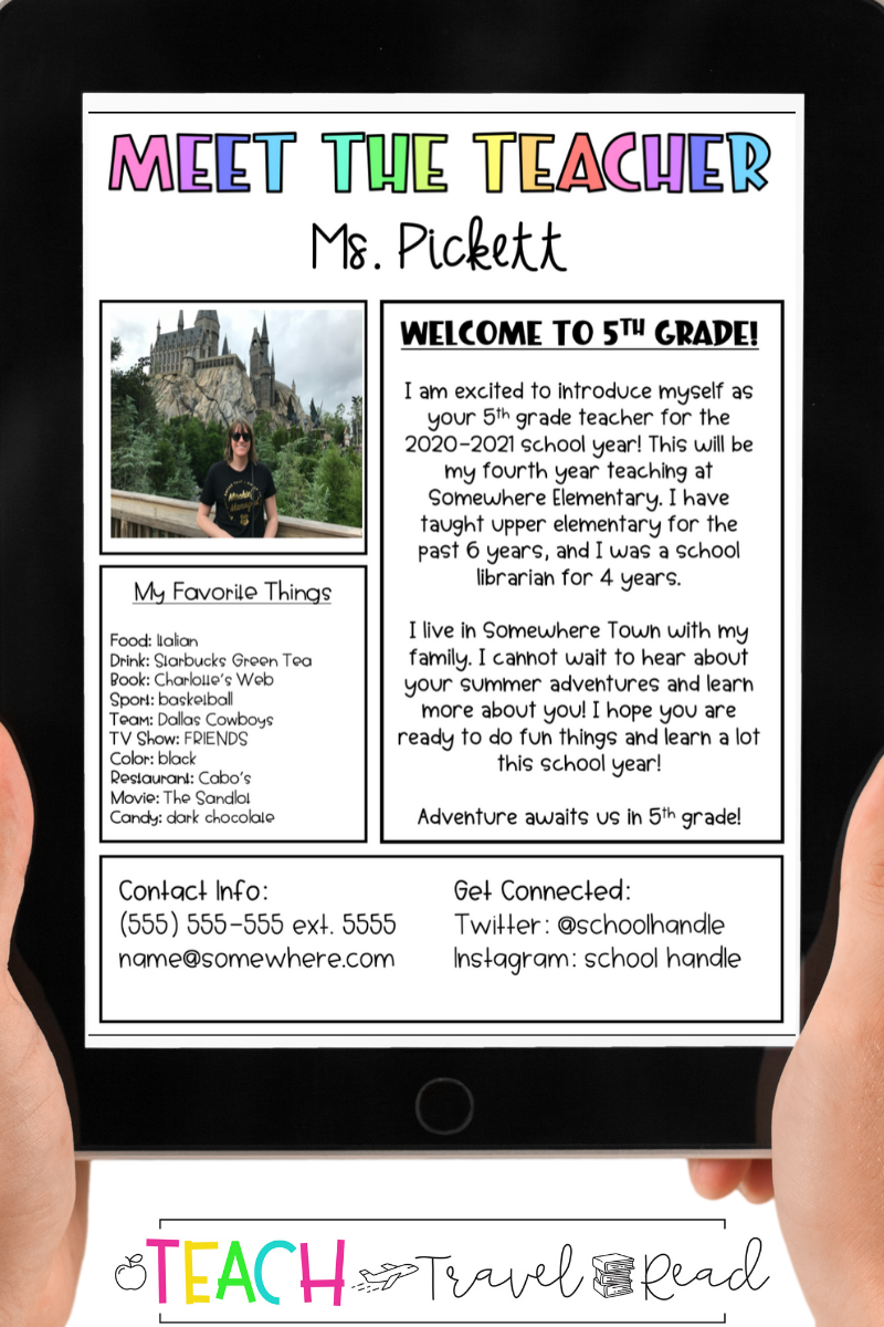 How to Host a Virtual Back to School Night » Teach Travel Read