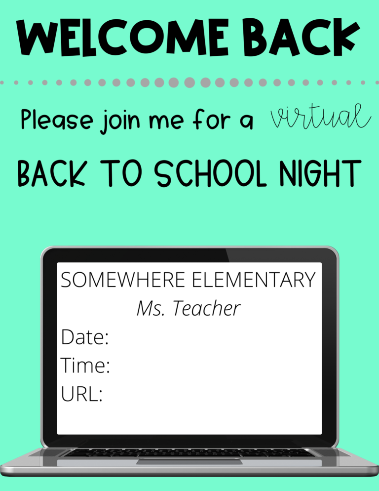 How to Host a Virtual Back to School Night » Teach Travel Read